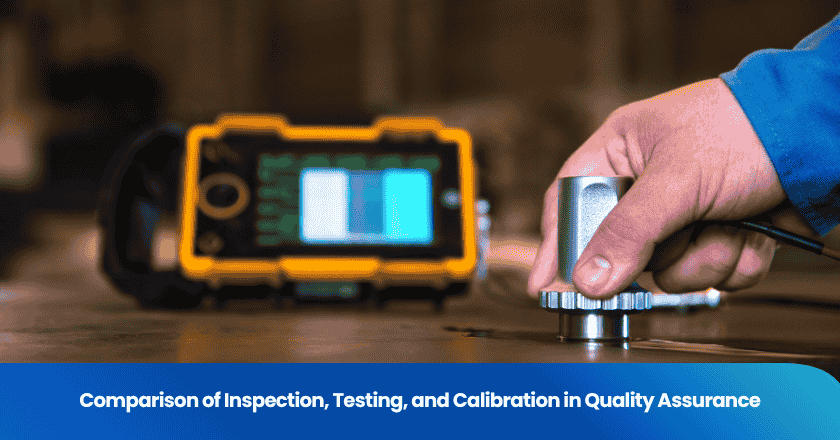 Comparison of Inspection, Testing, and Calibration in Quality Assurance ...